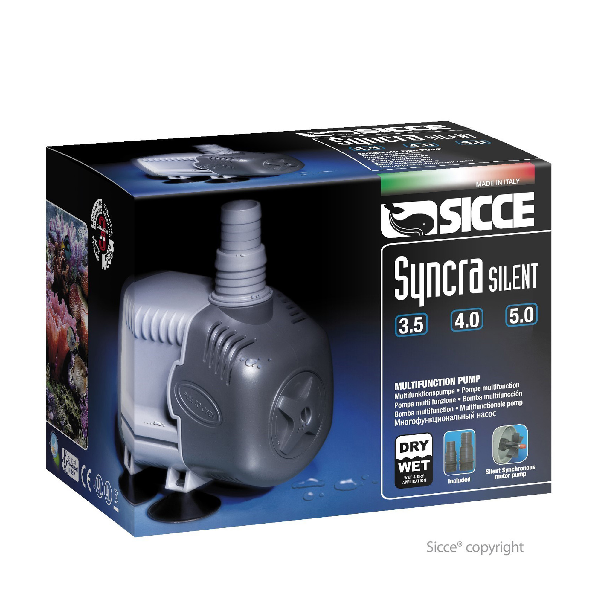 Sicce Syncra Pump 4.0 3500 L/H H 370 cm 230-240 V 50Hz Eu 3P 10 m