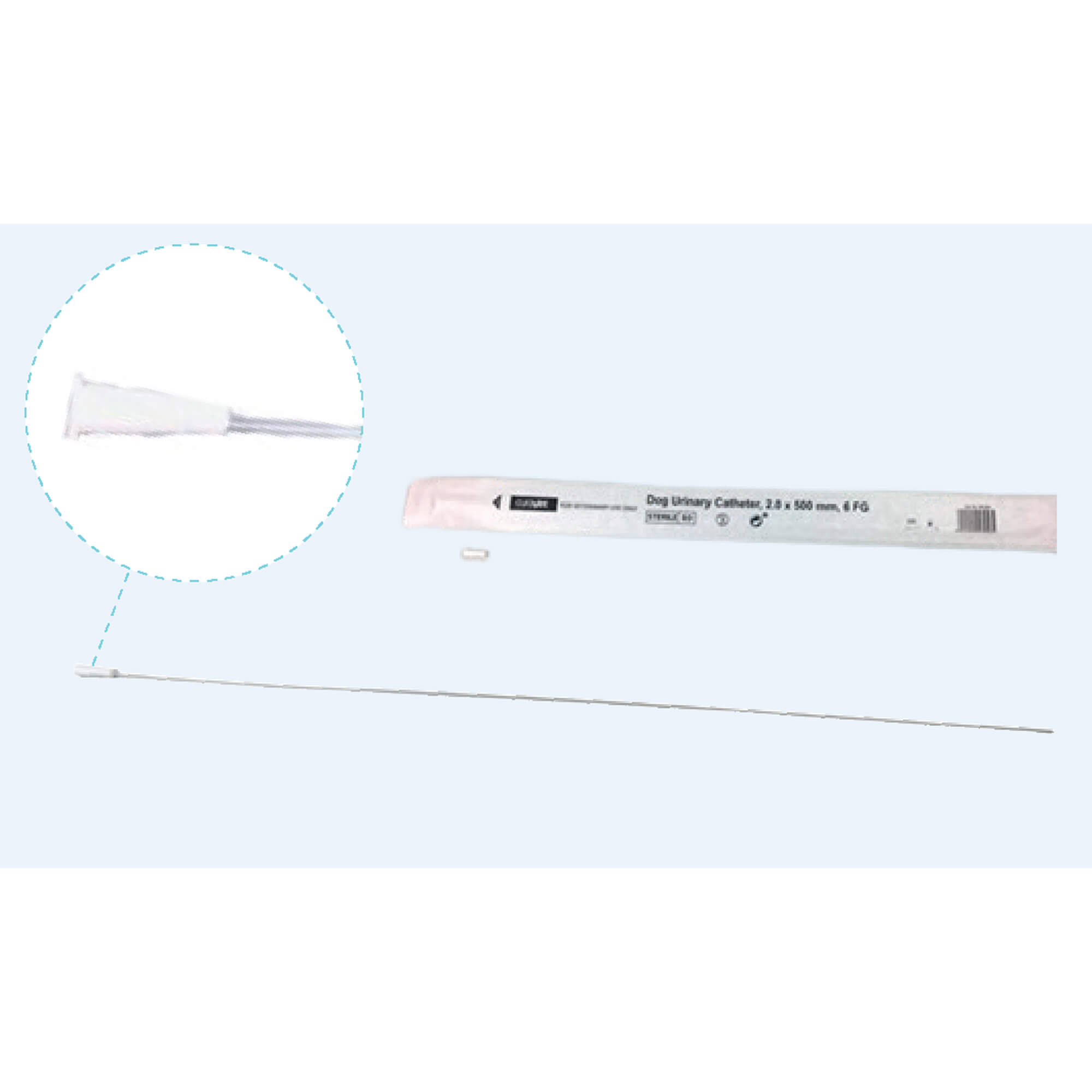 FioniaVet Kateter za Psa Sterilen, 2,0 X 500 MM, 6FR