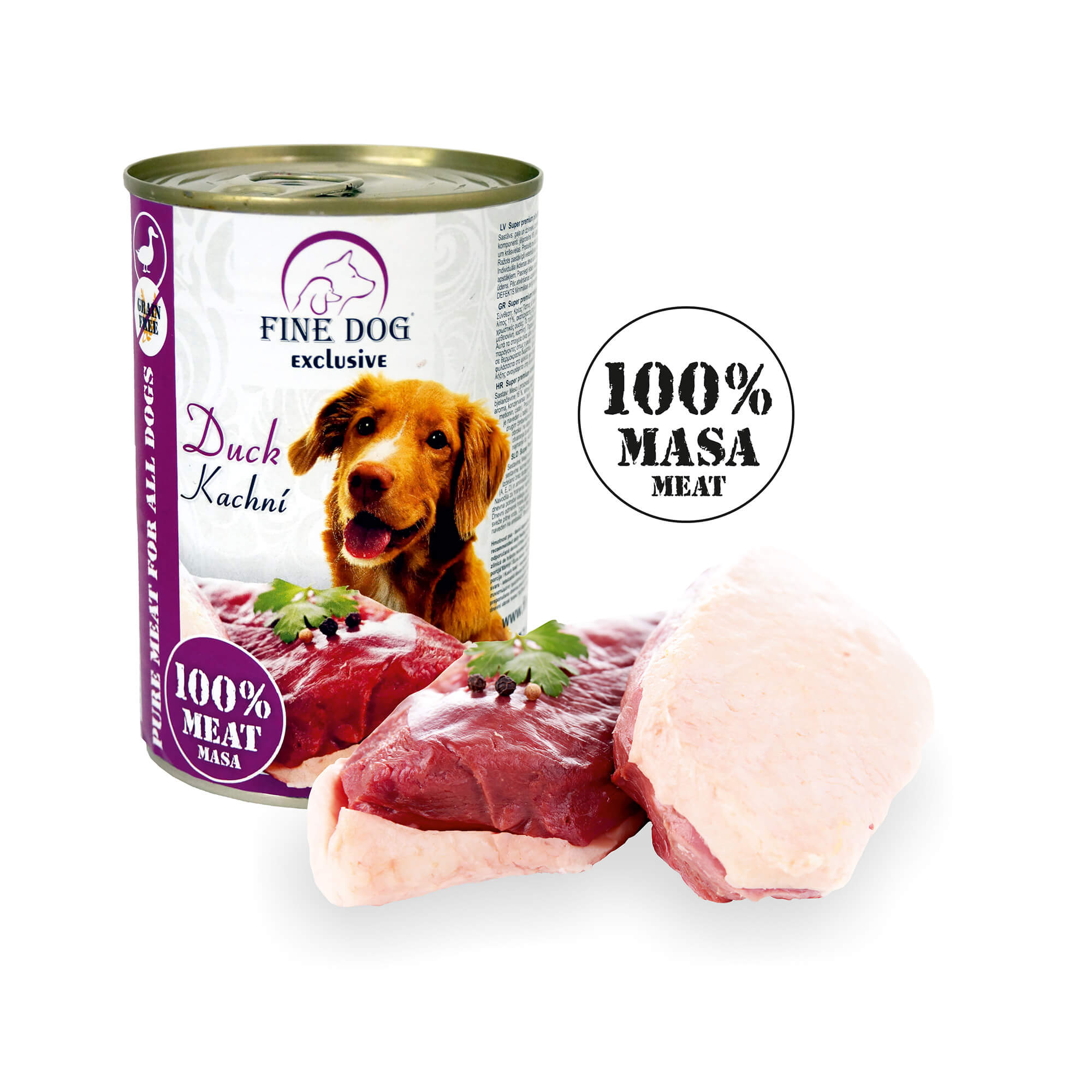 Rapa Dog Fine Dog Perutnina Pločevinka 100% MESO 400 gr